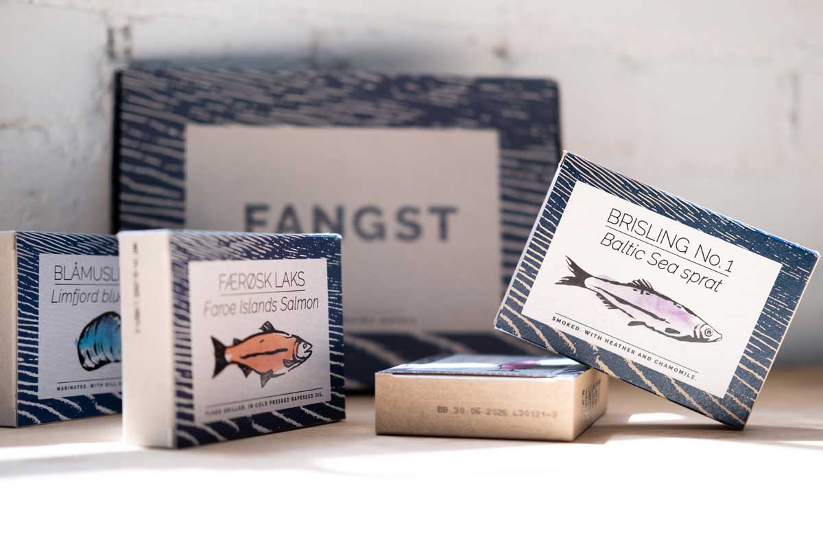 FANGST 4-Pack Gift Box of Tinned Fish, Denmark – DECANT Napa Bottle ...